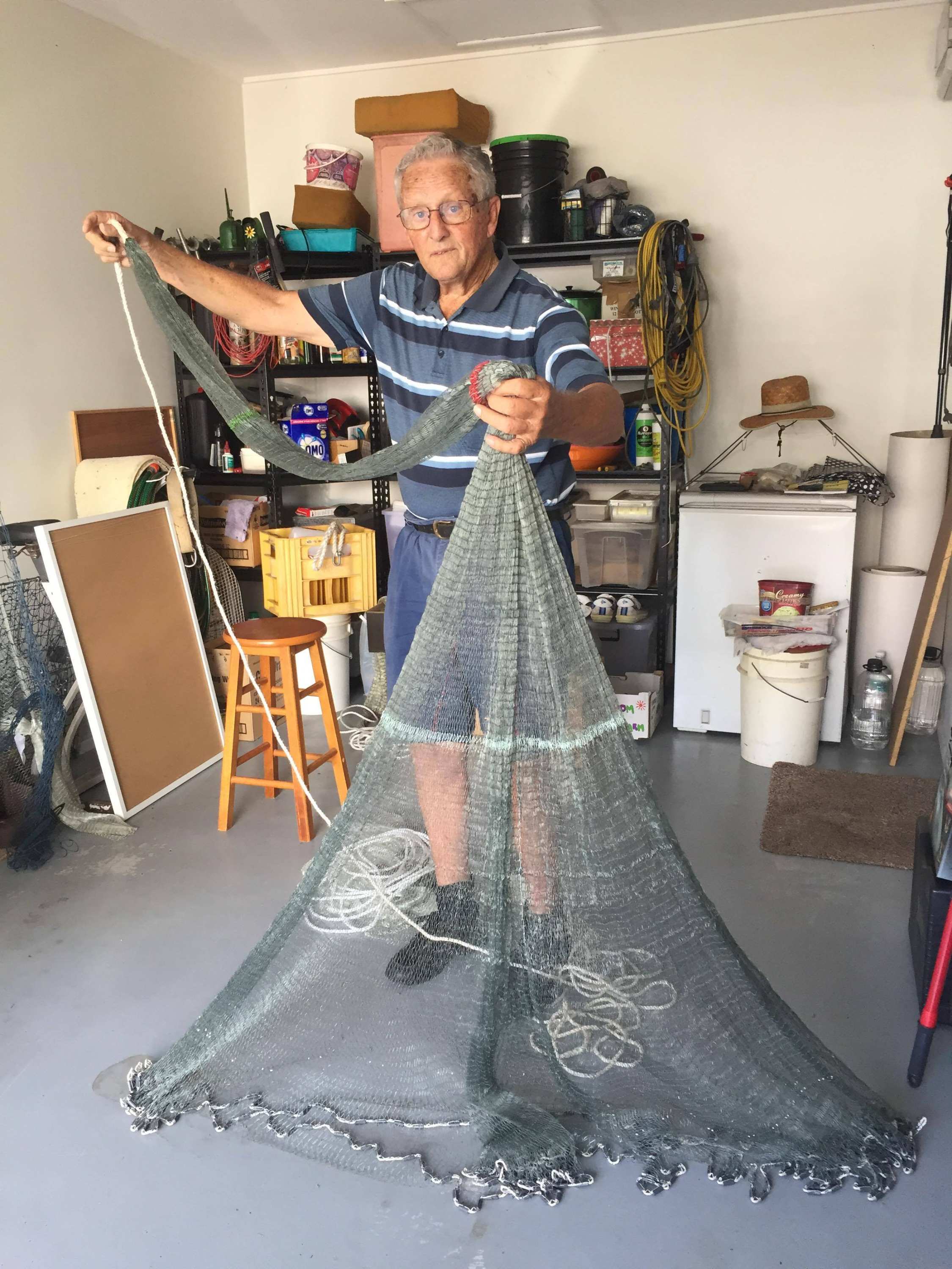 Prawn cast net makers a dying breed, but good therapy for those with ...