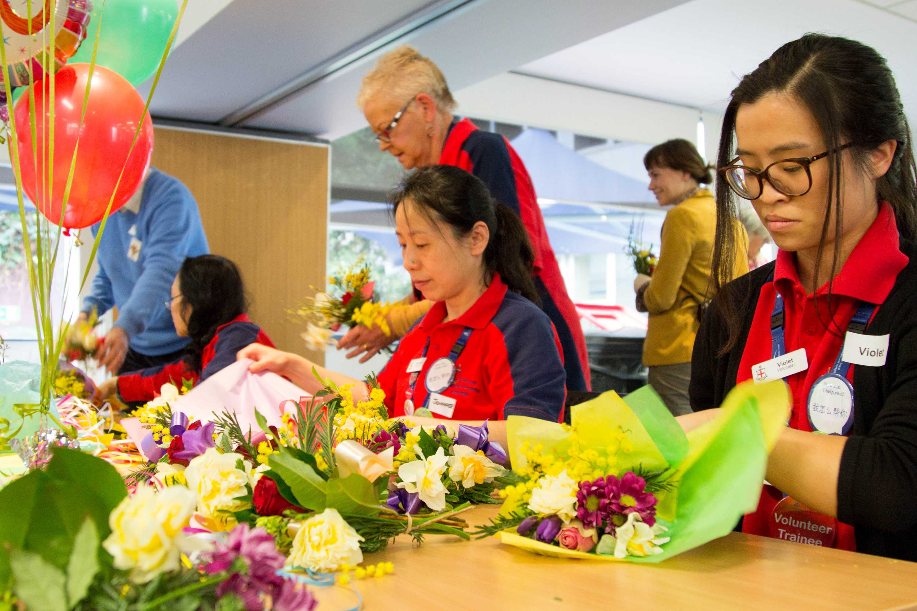 Royal Melbourne Hospital volunteers spring into action for 80th Posy ...