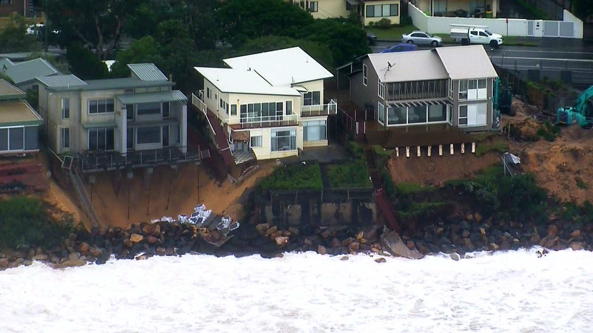 NSW coast pummelled by severe weather as flooding, coastal erosion ...