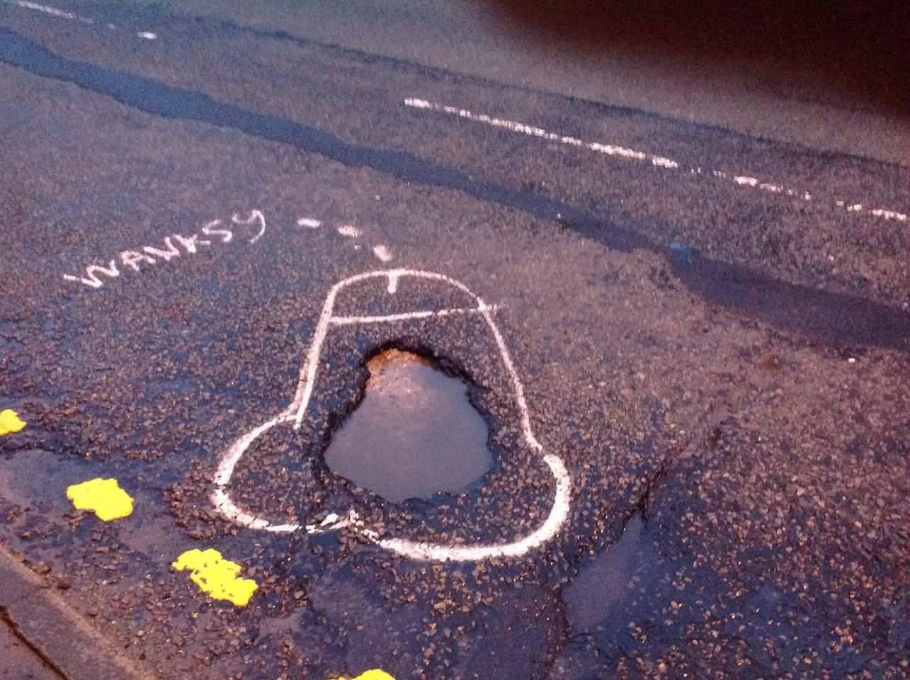 Pothole maintenance is an issue but an anonymous artists work is ...