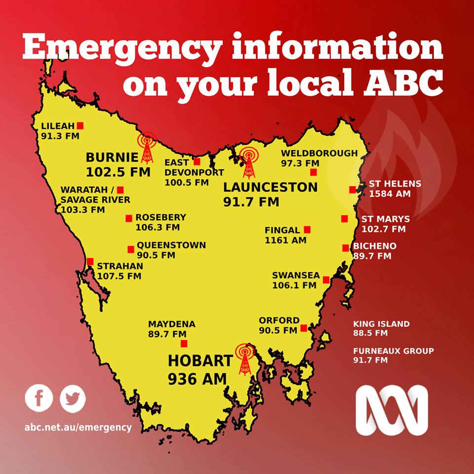 Tasmania bushfire alerts, warnings and advice - ABC Hobart