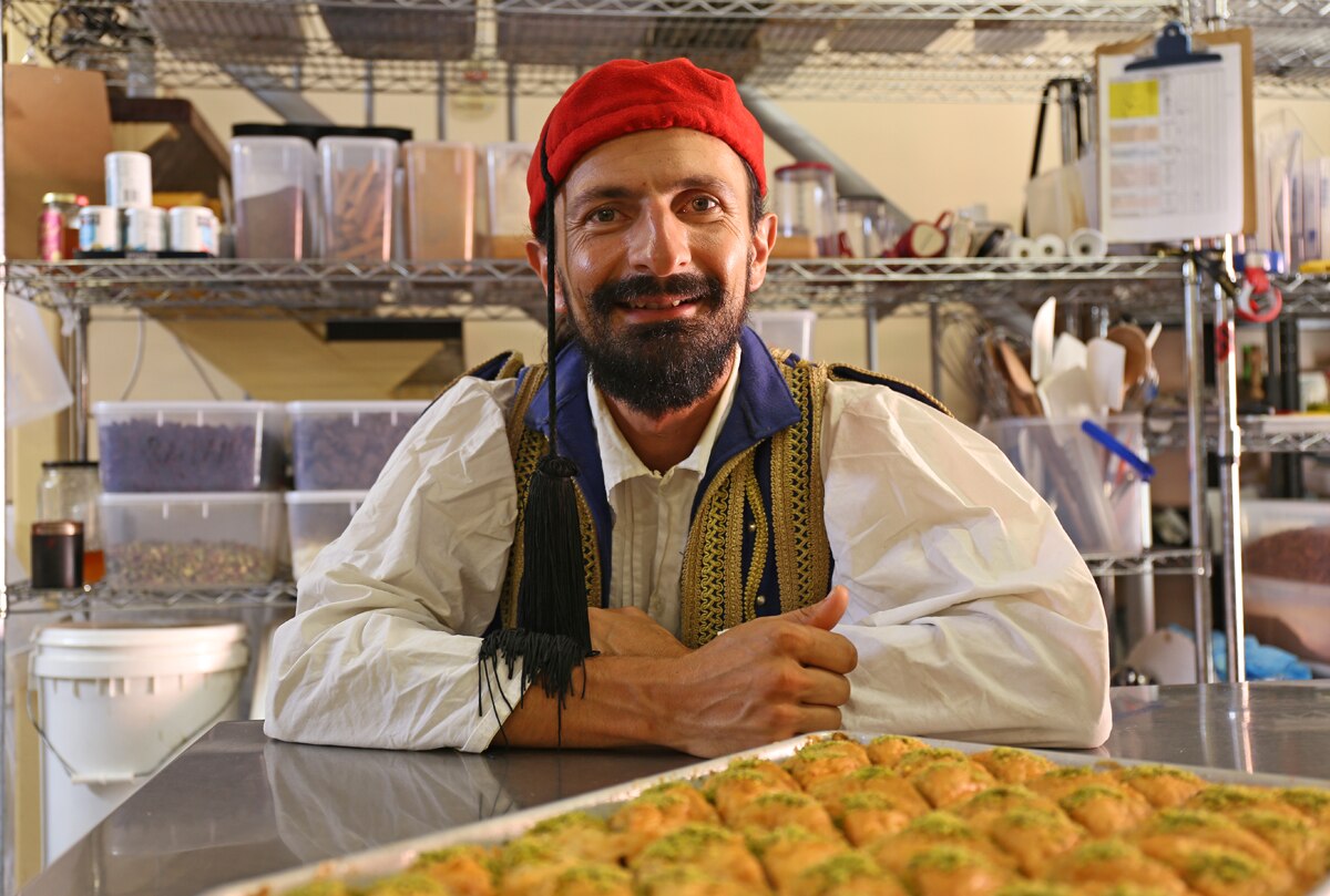 Opal miner reinvents himself as Greek dessert chef after near fatal ...