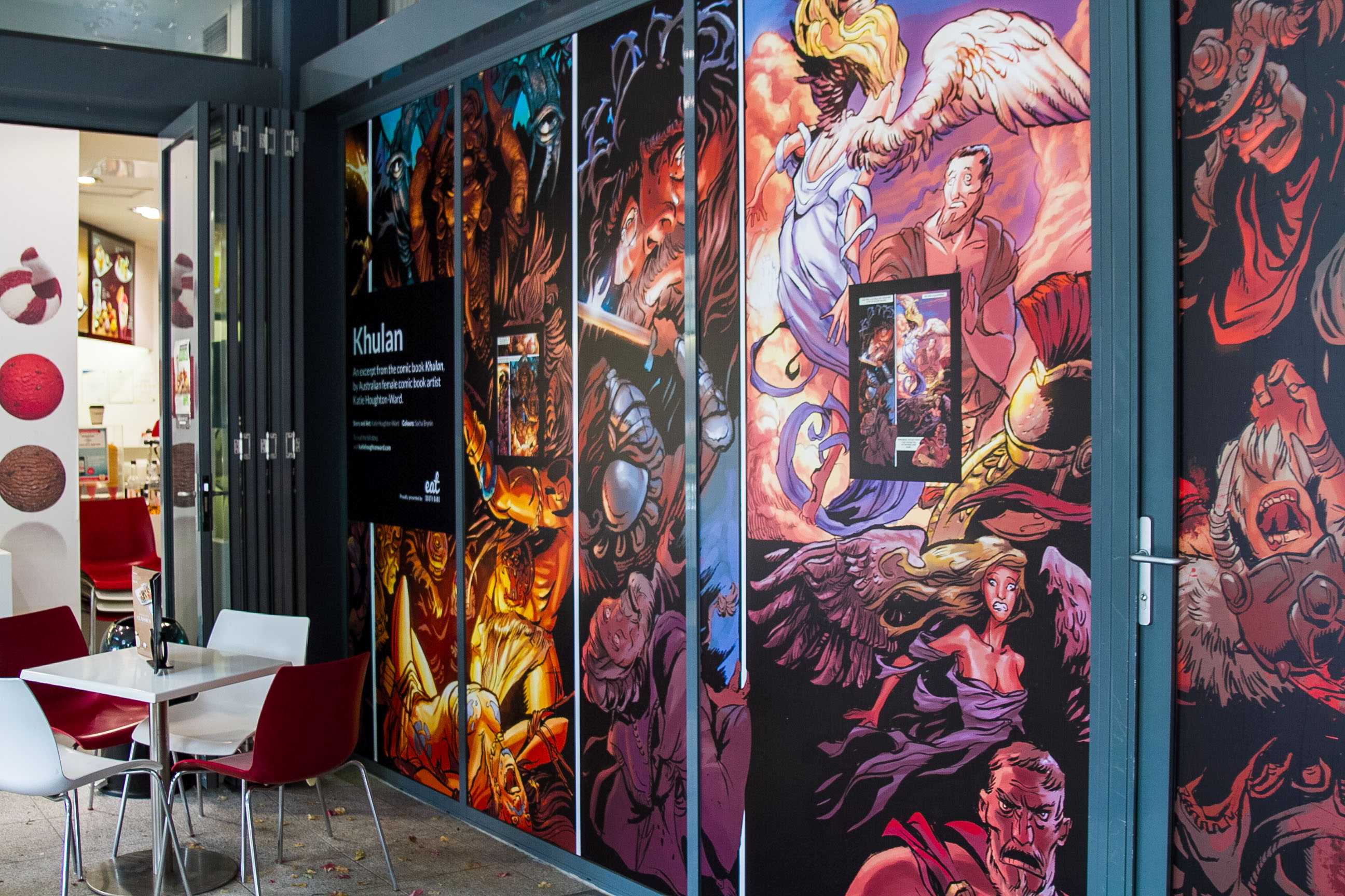 Brisbane's first walkable comic strip created by female artists ...