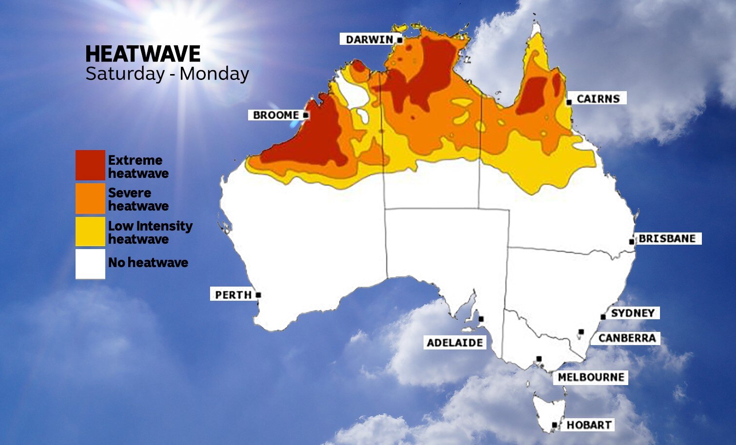 Heatwave alert for Australia's north as temperatures tipped to hit 48 degrees this weekend - ABC ...