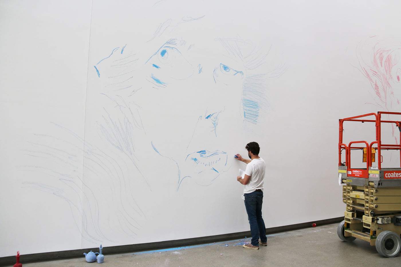 Artist Ben Quilty creates portraits for his GOMA exhibition - ABC News