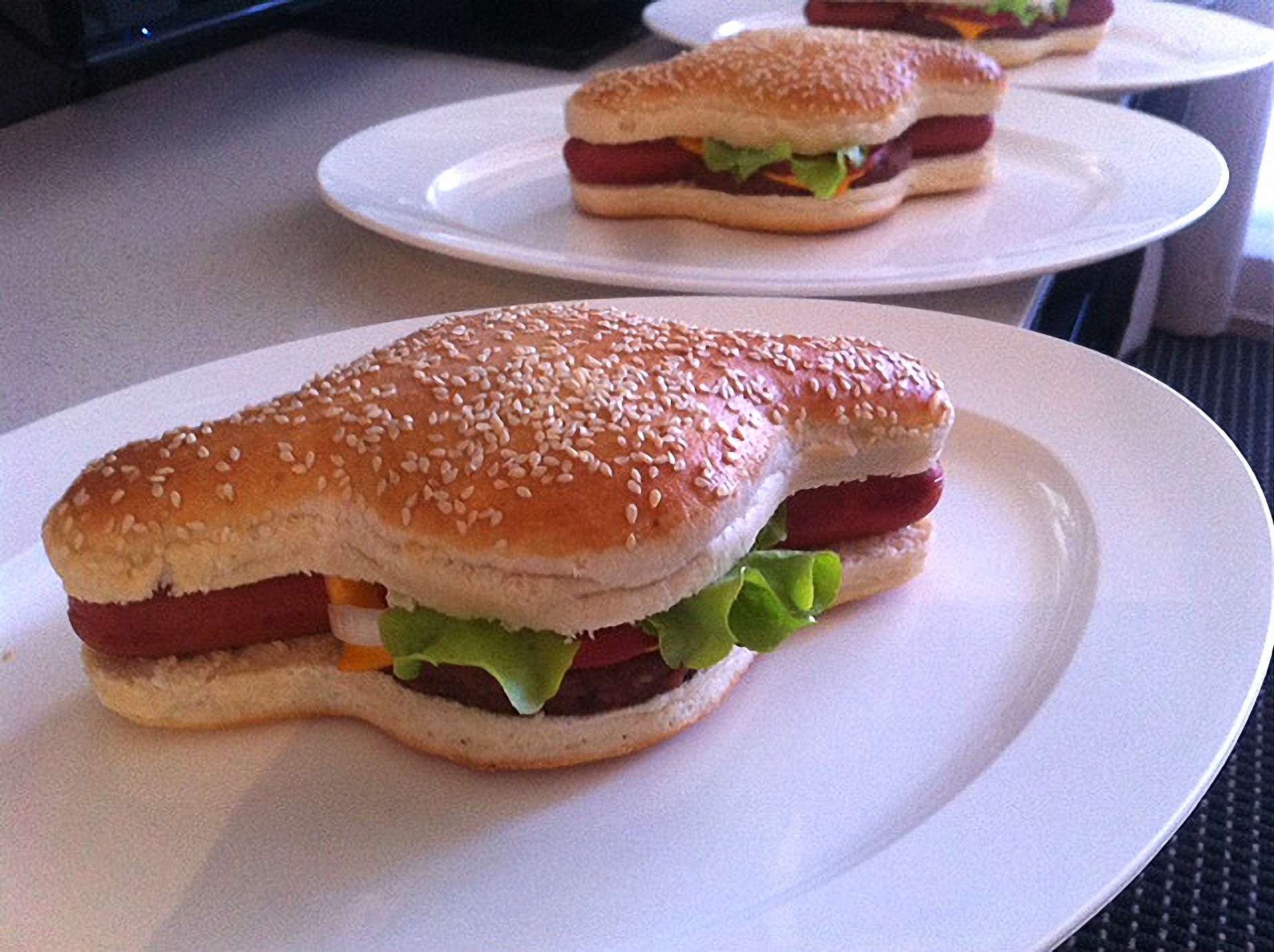 The Hamdog - a combination of a hotdog and a burger in one bun - ABC ...