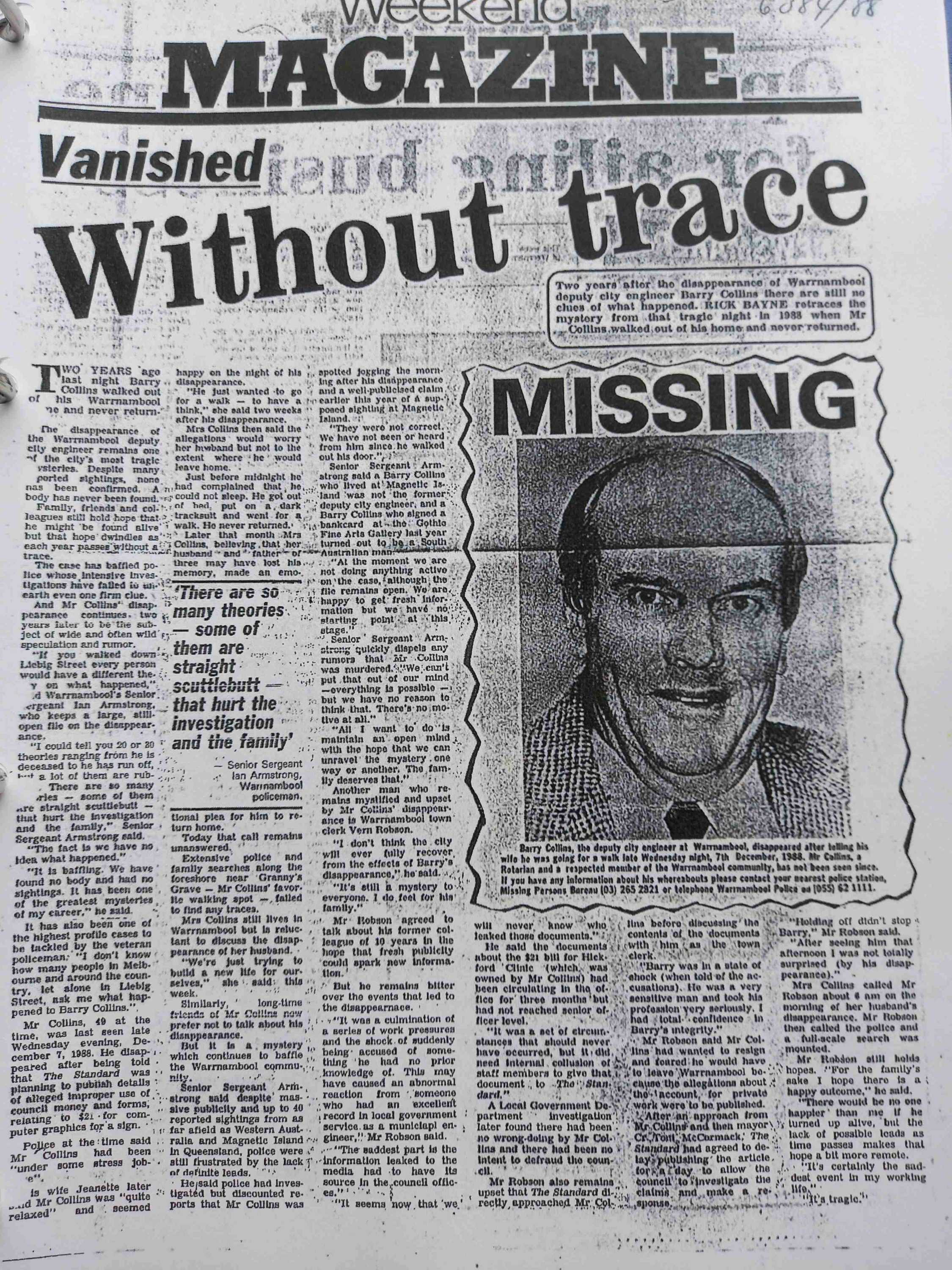 Victorian coroner's ruling on Barry Collins death after $21 'innocent ...