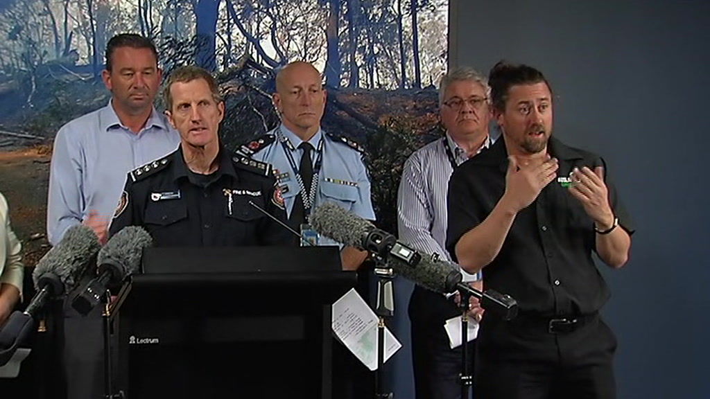 Fire weather conditions "an historic event": Sturgess - ABC News