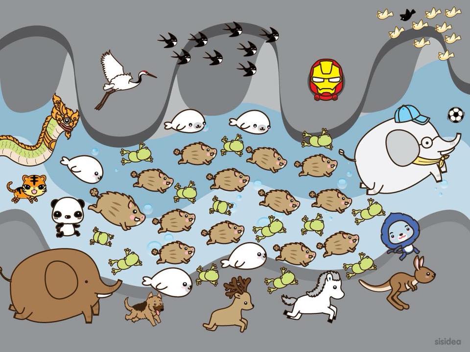 Thai cave rescue: Artist captures Wild Boars soccer team and rescuers ...