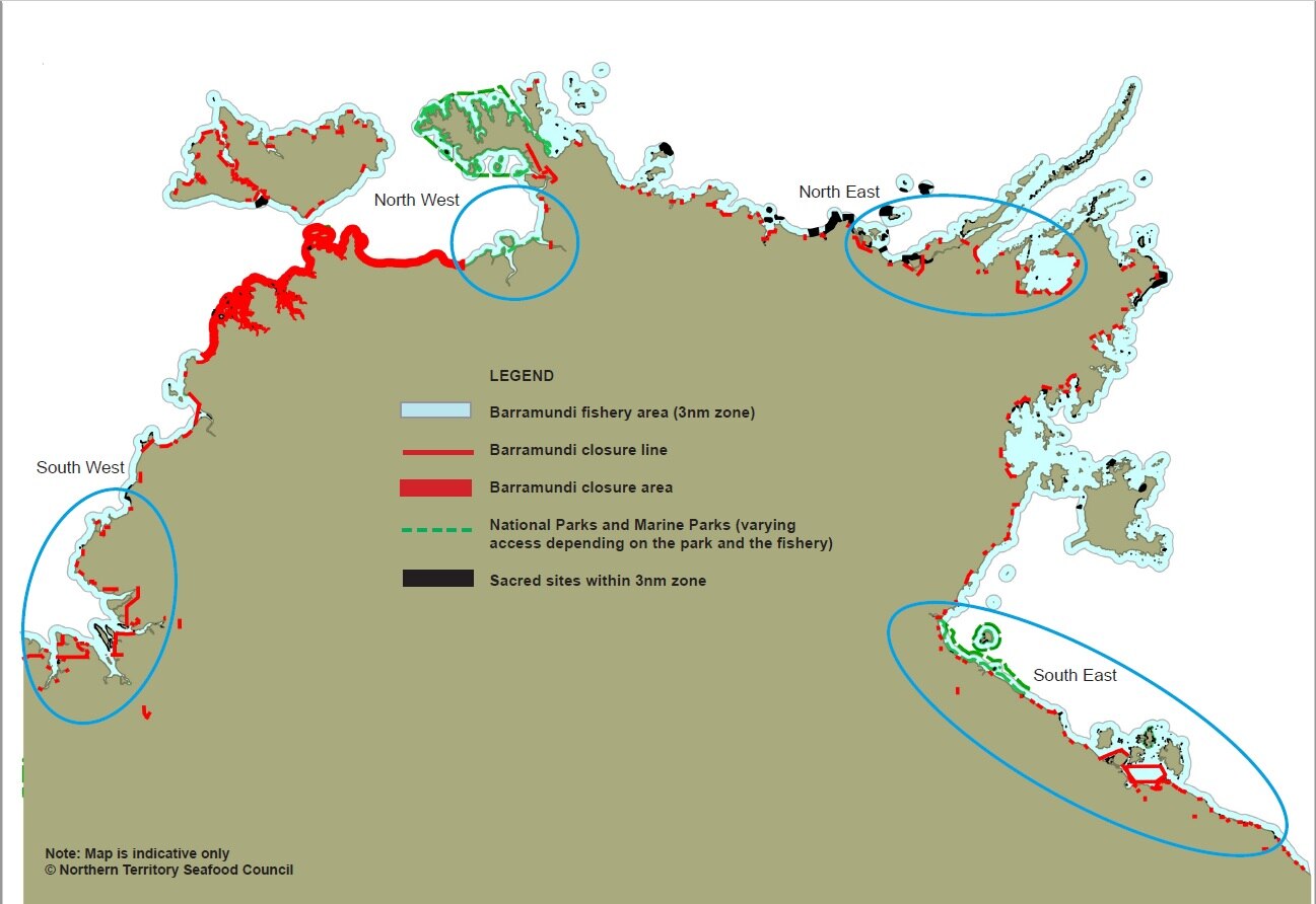 Barramundi fishermen angling to have 17 "no-fishing" zones changed to ...