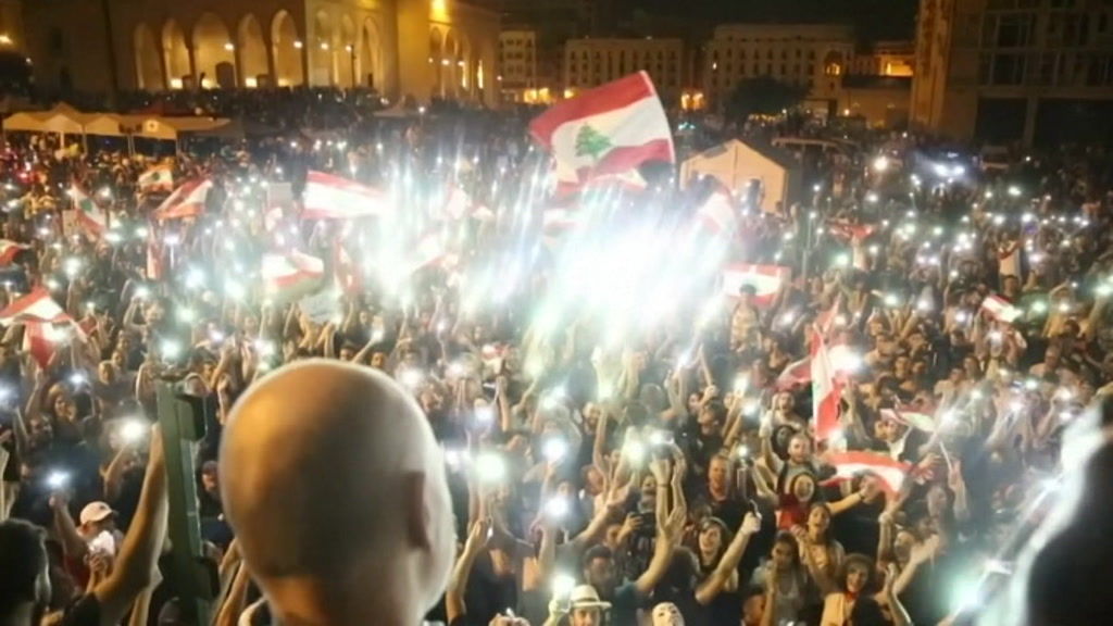 Lebanon anti-government protests attract hundreds of thousands - ABC News