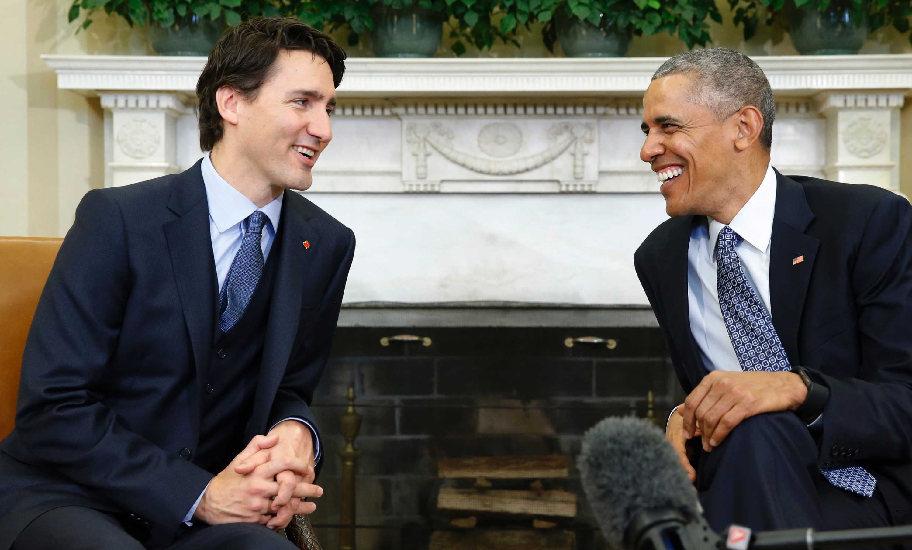 Donald Trump on the nose in Canada as Justin Trudeau cosies up to ...