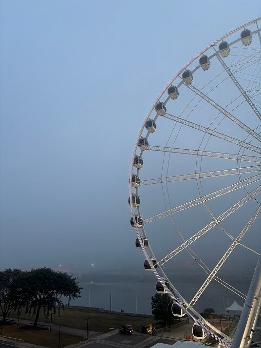 Large parts of Queensland blanketed by fog, causing visibility issues ...