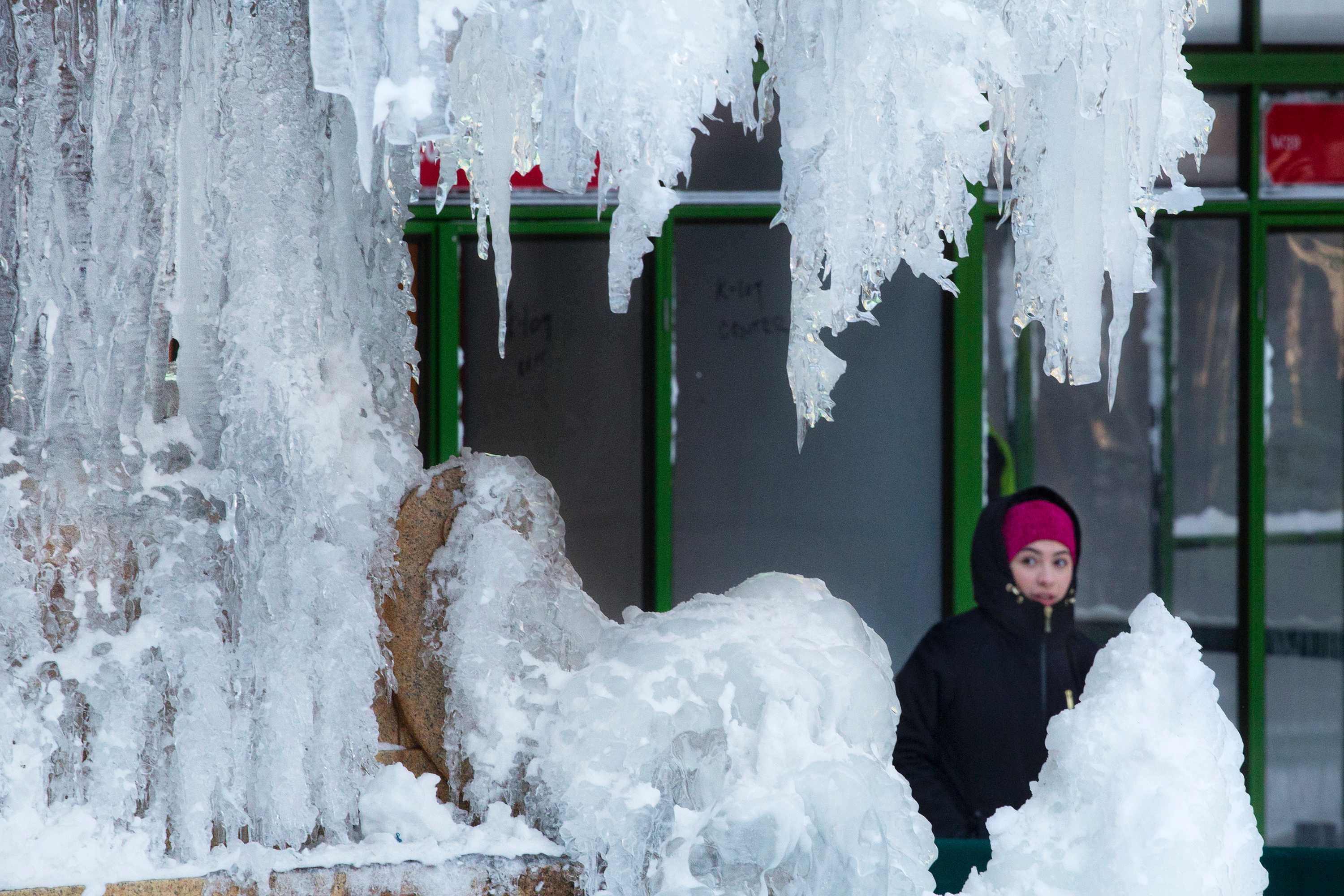US weather: 100 million people affected by East Coast deep freeze ...