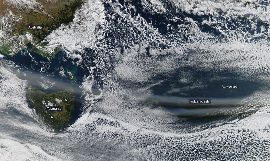Satellite images: how the ash cloud spread - ABC News