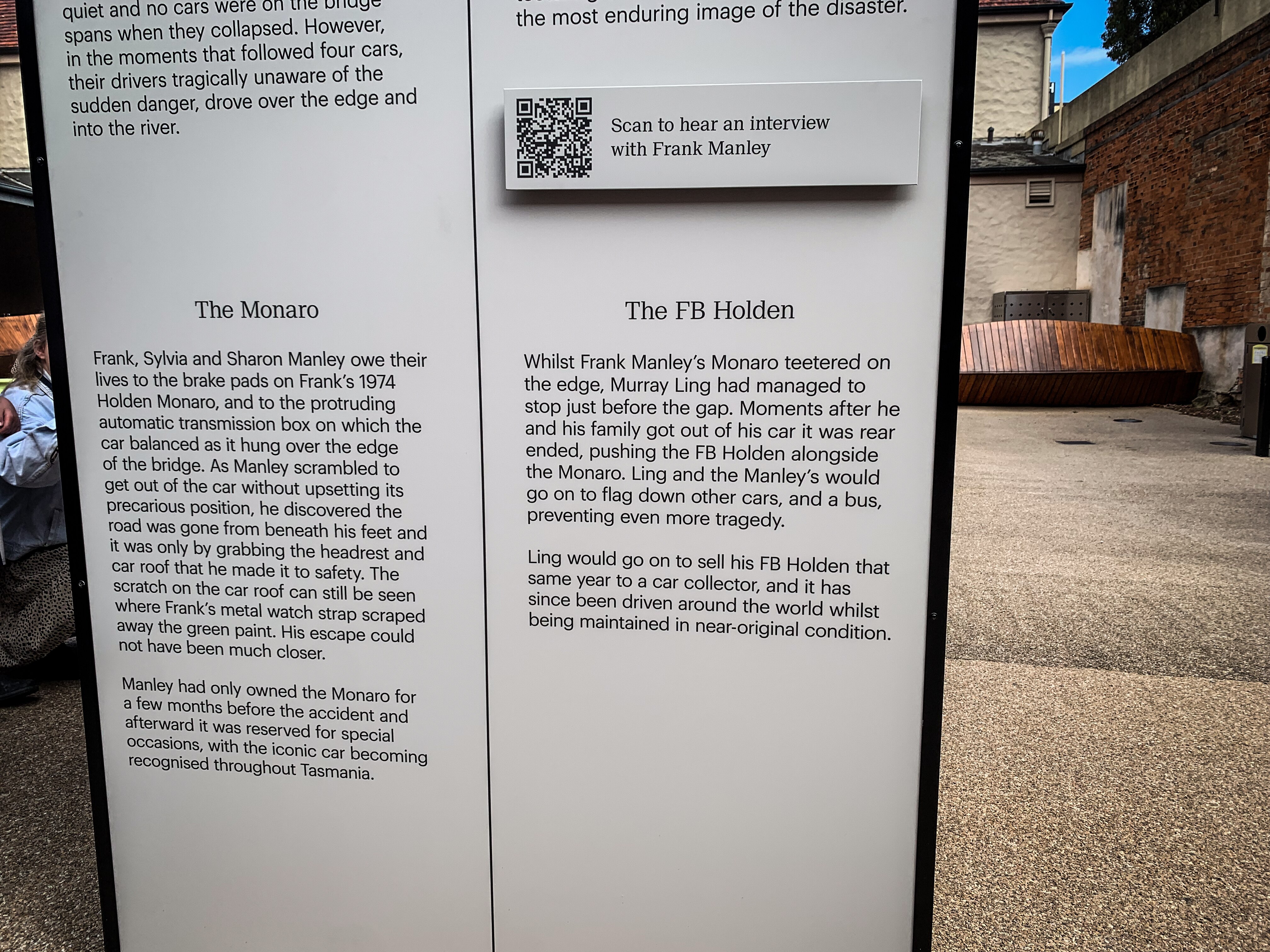 TMAG admits Holden featured in Tasman Bridge collapse exhibition 'not ...