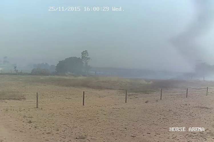 SA bushfires: NT man watches Hamley Bridge farm burn on CCTV, uses ...