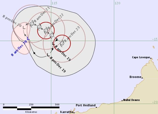 WA cyclone: Heavy rains, flooding risk in lead up to Christmas in state ...