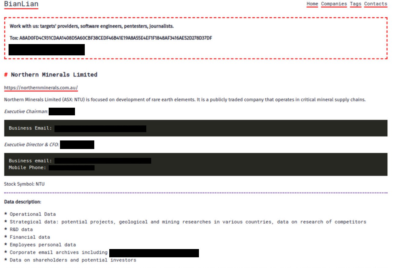 Rare earths miner targeted in cyber attack prior to removal of Chinese ...