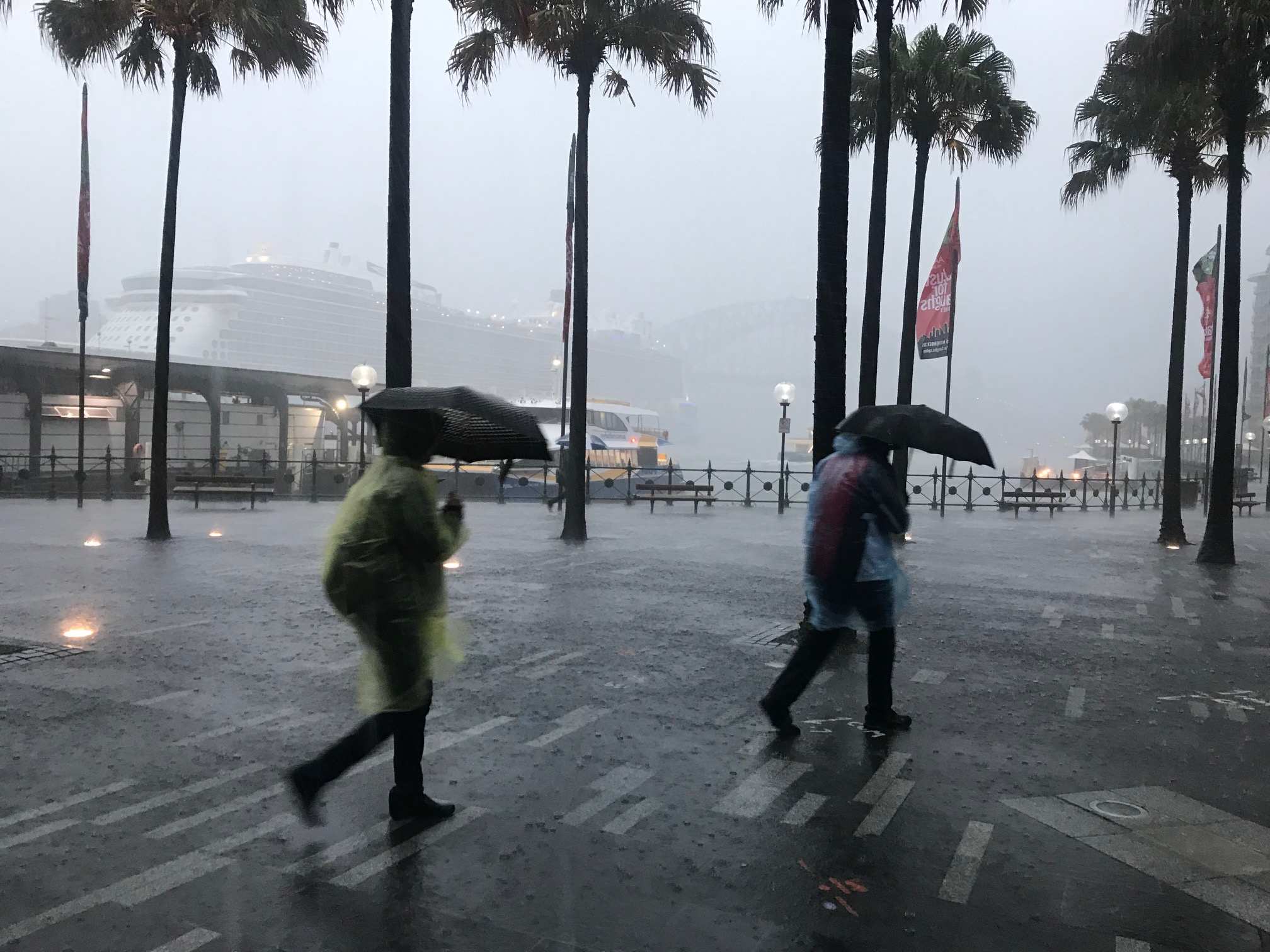 Sydney weather chaos captured on camera as storms and torrential rain ...