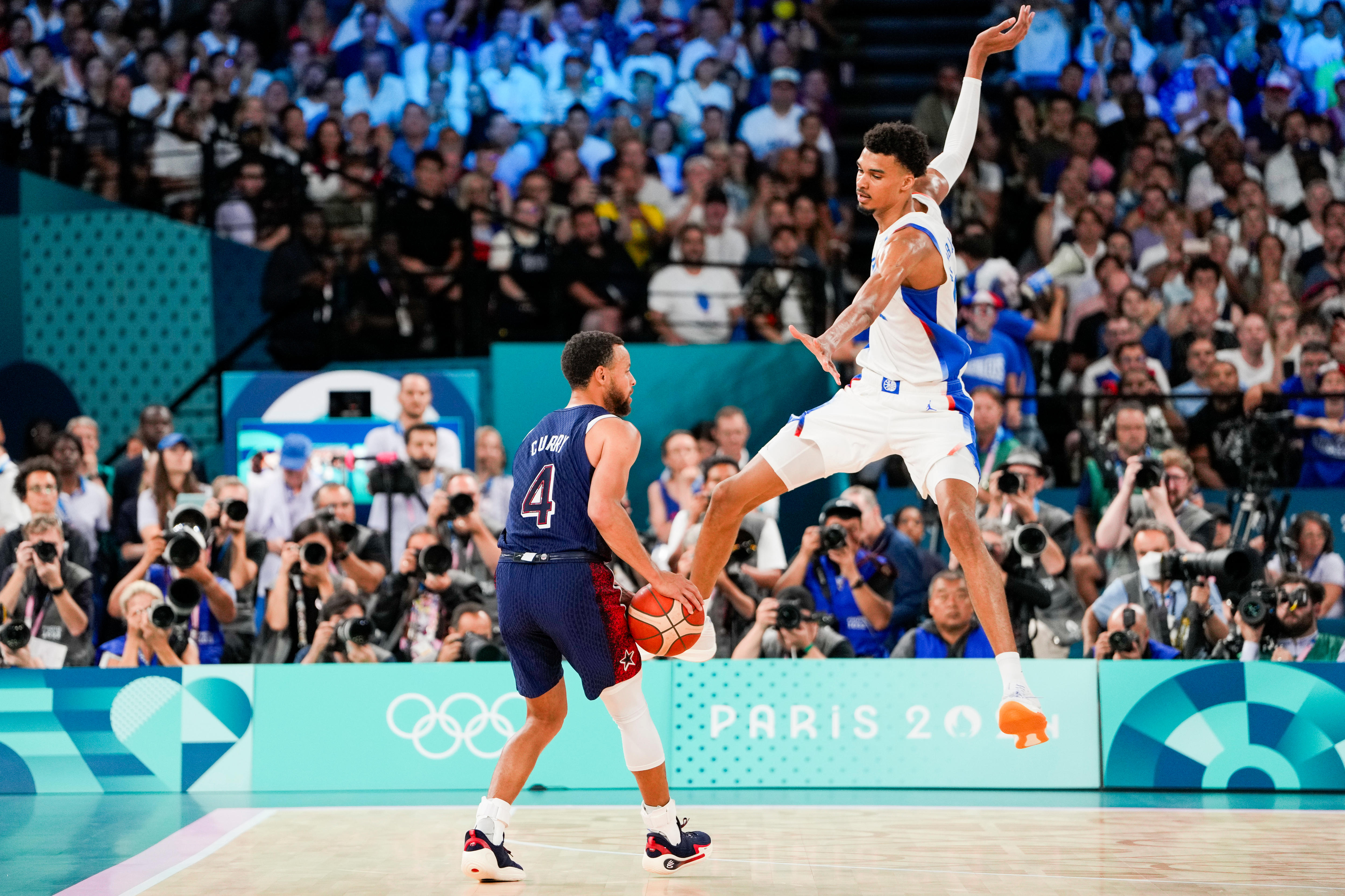 Steph Curry and LeBron James's Paris Olympics triumph over France ...