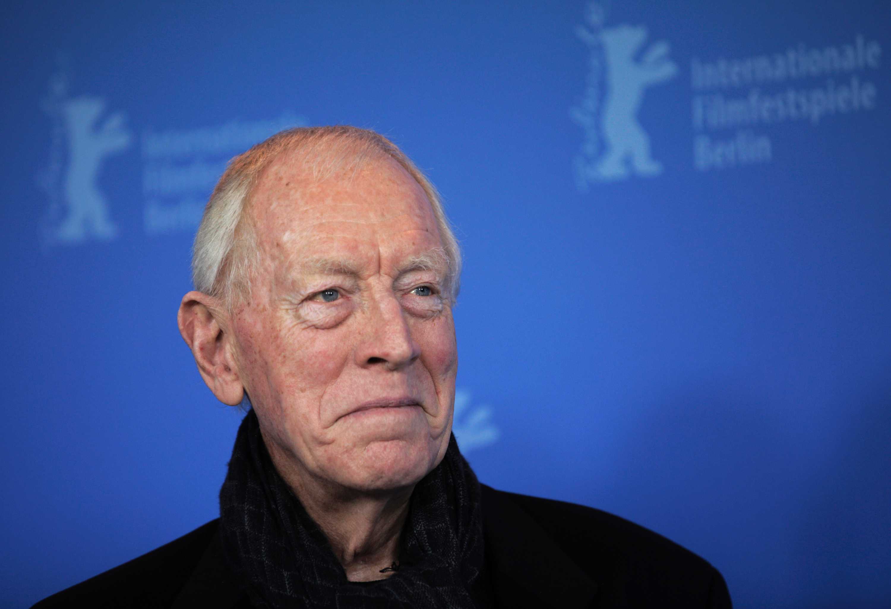 Veteran actor Max von Sydow, star of Game of Thrones, The Exorcist ...