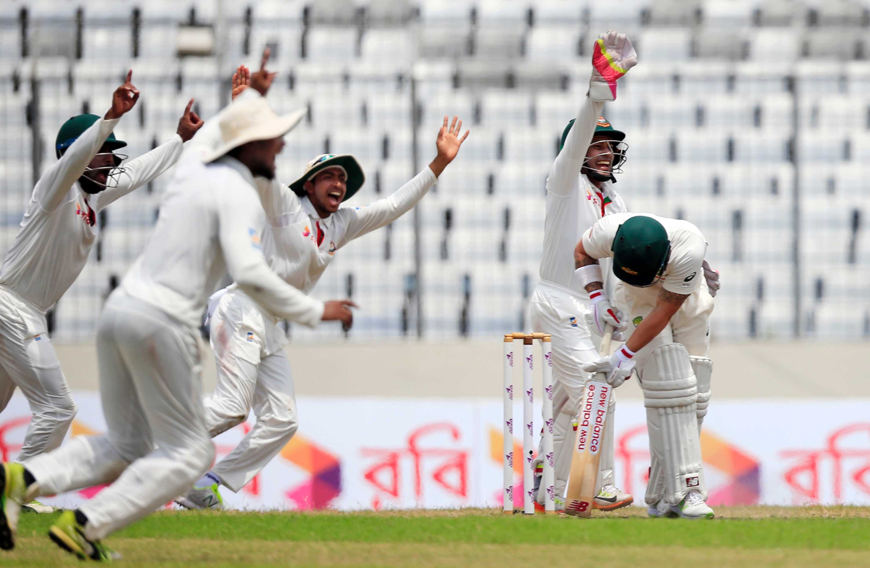 Bangladesh wins series-opening Test in Dhaka by 20 runs for first win ...