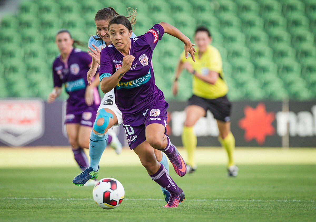 Sam Kerr scores W-League marquee status with Perth Glory, makes FFA ...