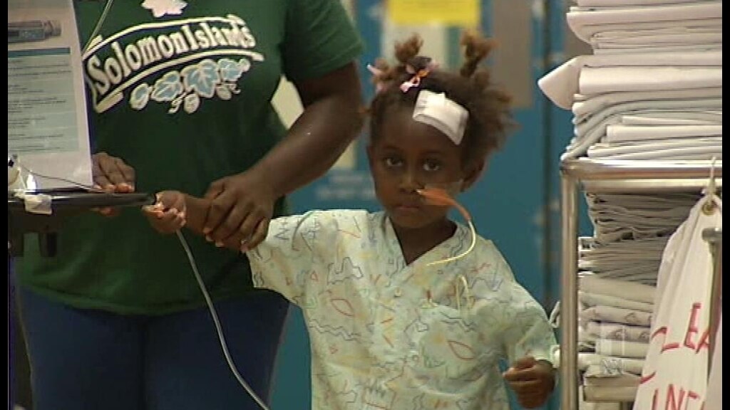 Girl saved after horror nail accident - ABC News