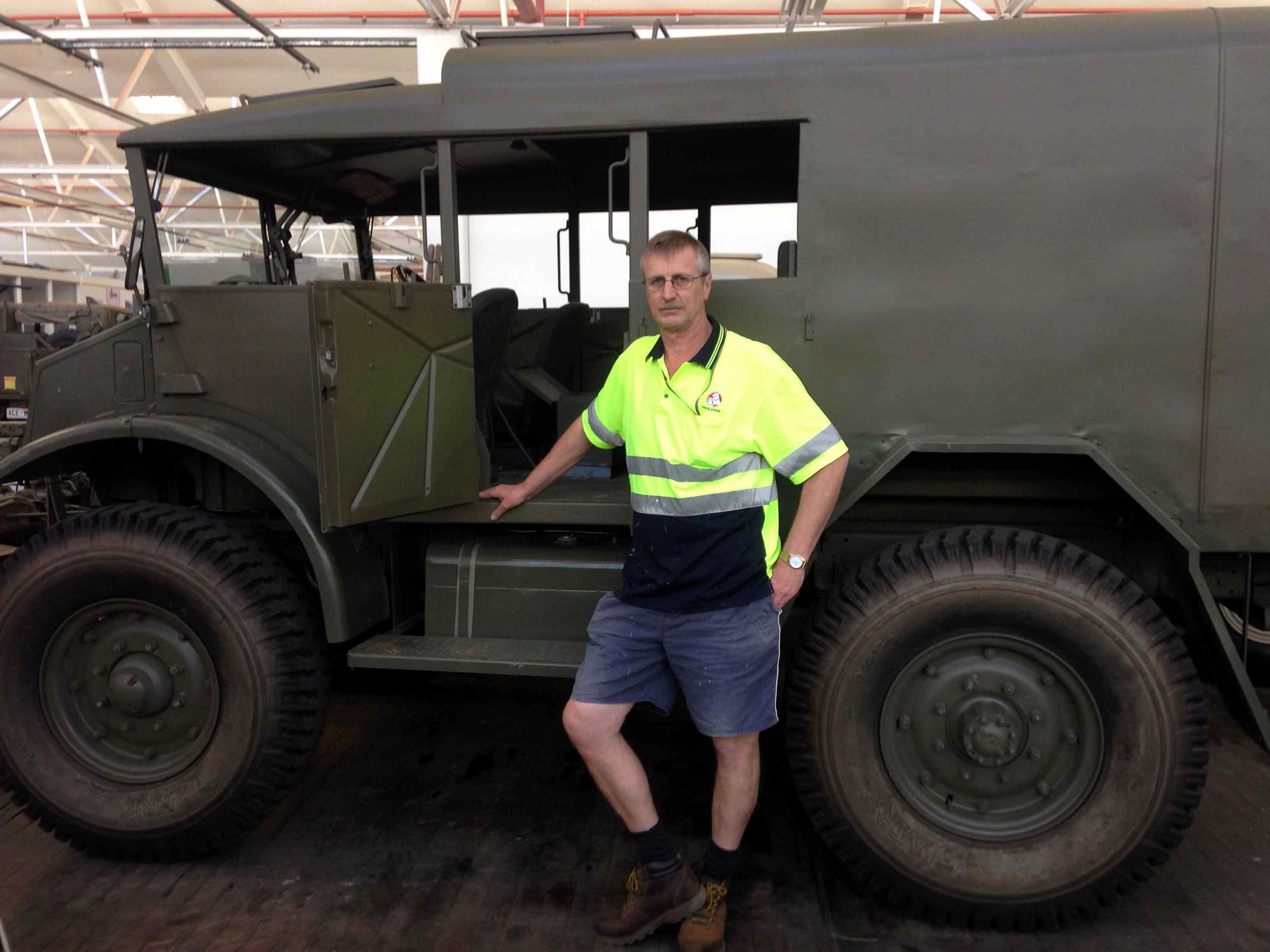 Holden gun tractor joins war vehicle display at National Military ...