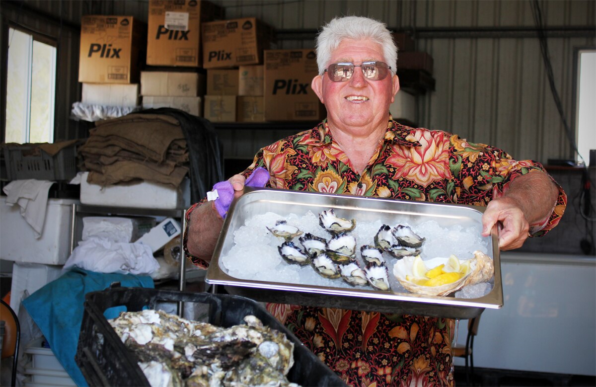 The oyster is Jim Wild's world as he celebrates a life growing seafood ...