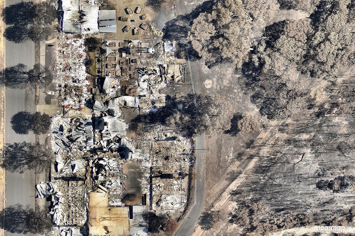 Yarloop bushfire before and after: Aerial photos reveal raw power of WA ...