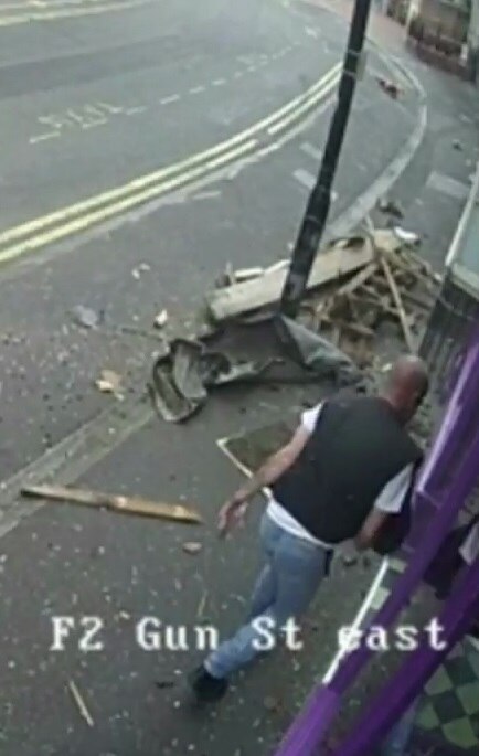Bus hits man who gets straight up and walks into pub in England - ABC News