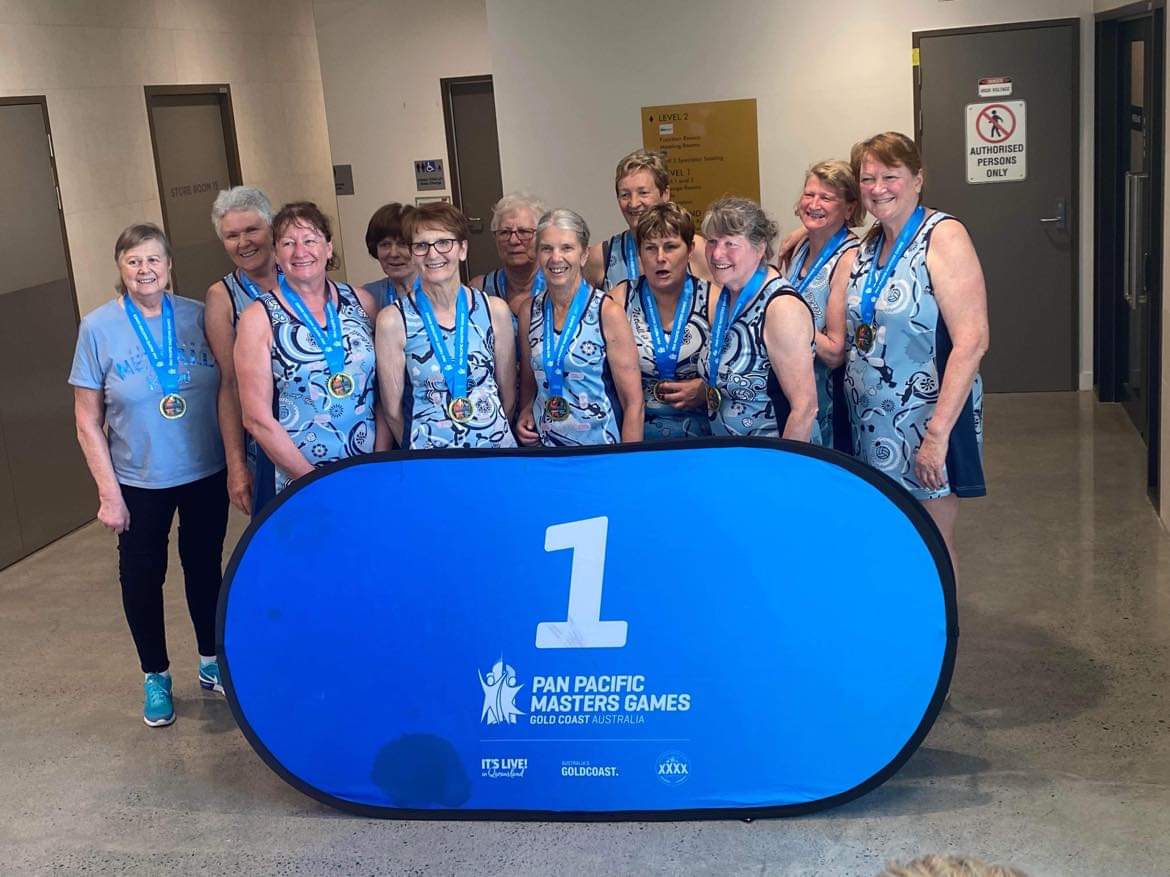 Gippsland over 60s netball team win gold at Pan Pacific Masters Games ...