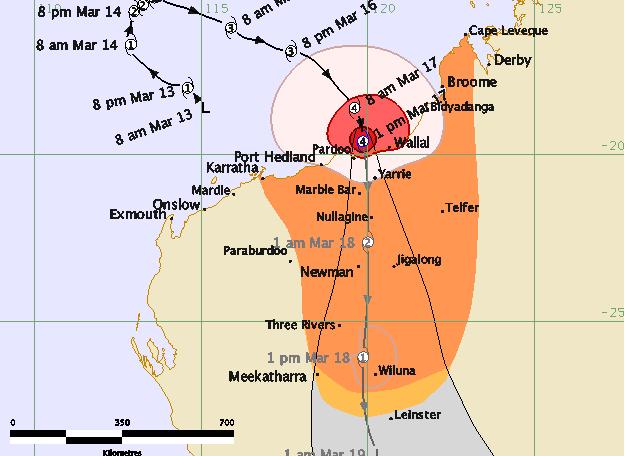 Strongest cyclone since Yasi heads for WA coast - ABC News