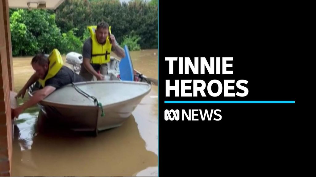Free beer for 'tinnie heroes' who rescued families from flood - ABC News