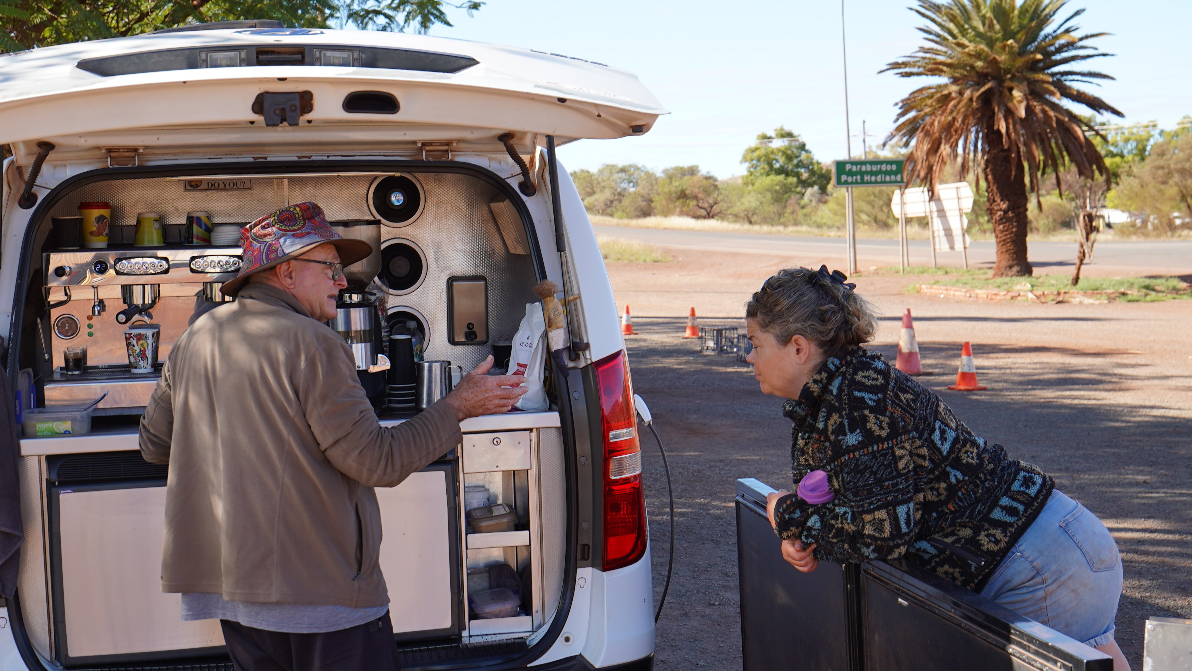 Ted Blakeley and his coffee van are Tom Price favourites - ABC News