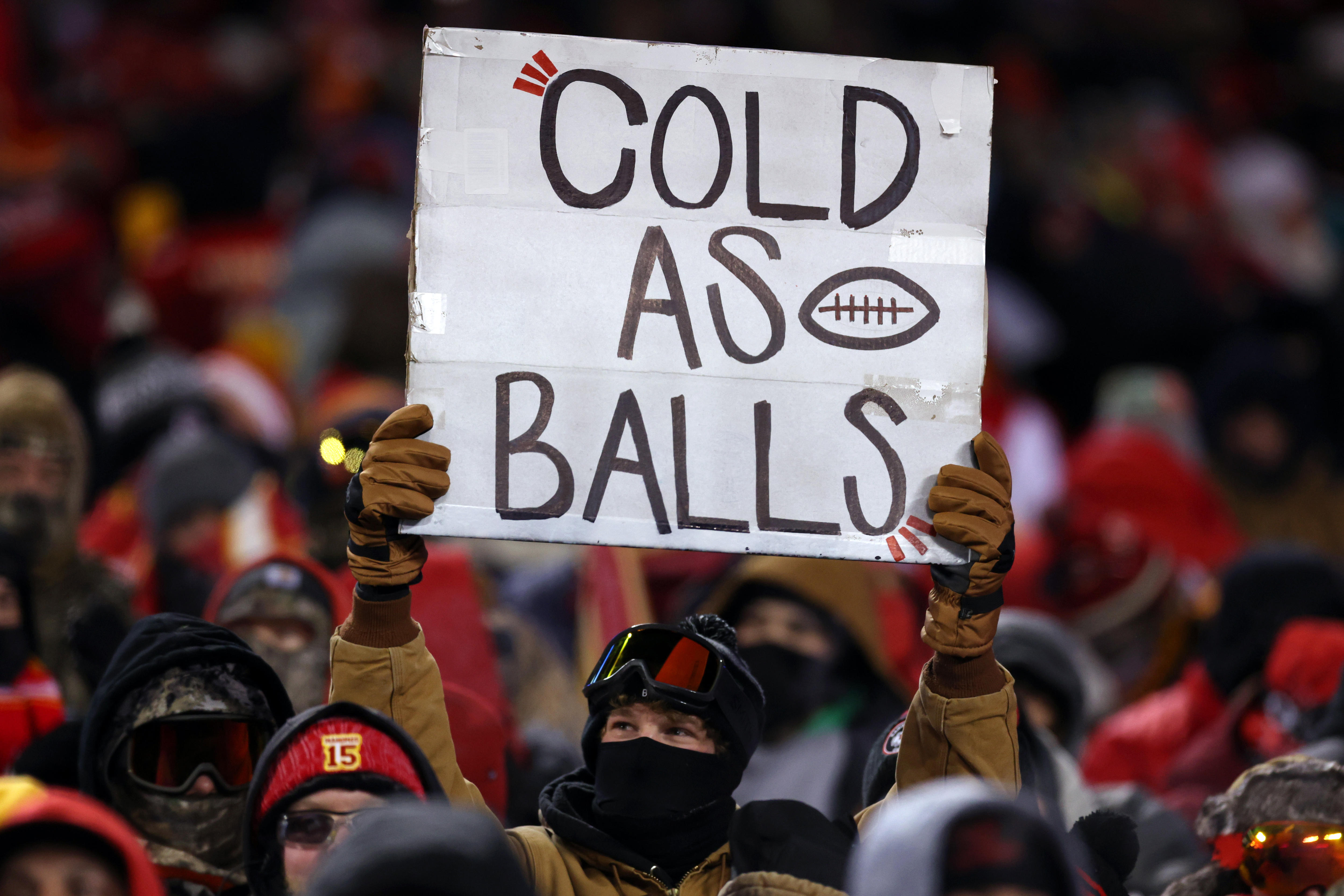 NFL shivers through record-breaking cold spell and Taylor Swift wears a ...