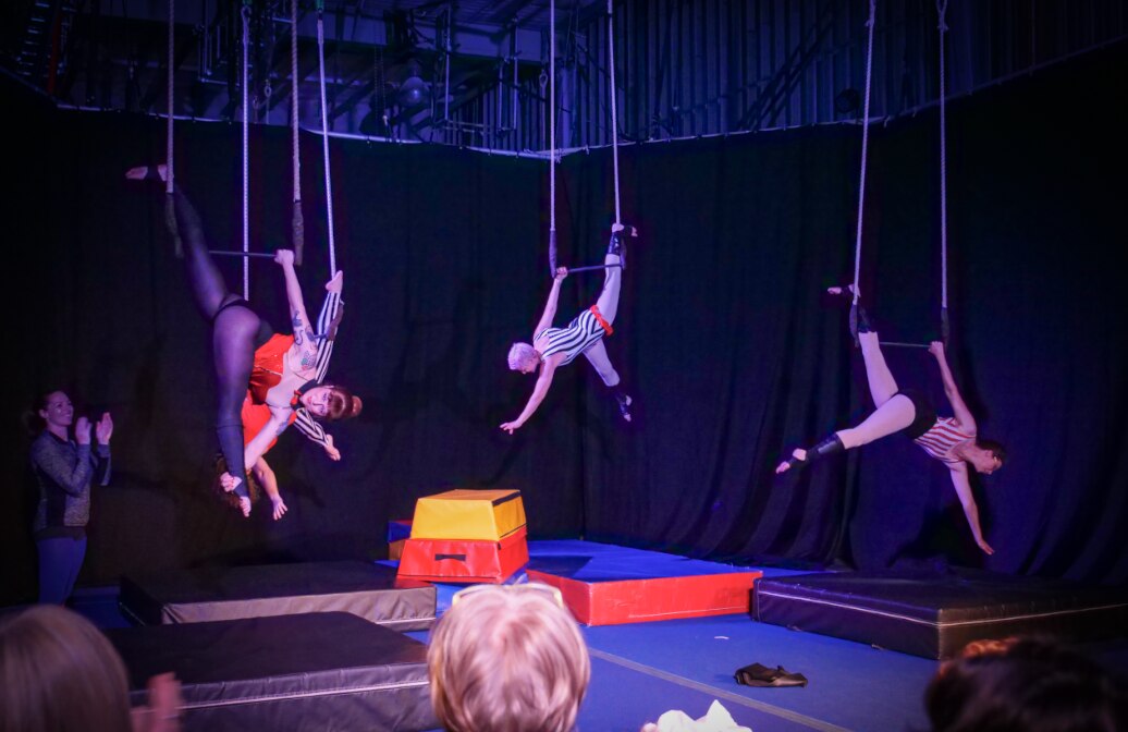 The 50 & Up trapeze showcase proves you're never too old to run away to ...
