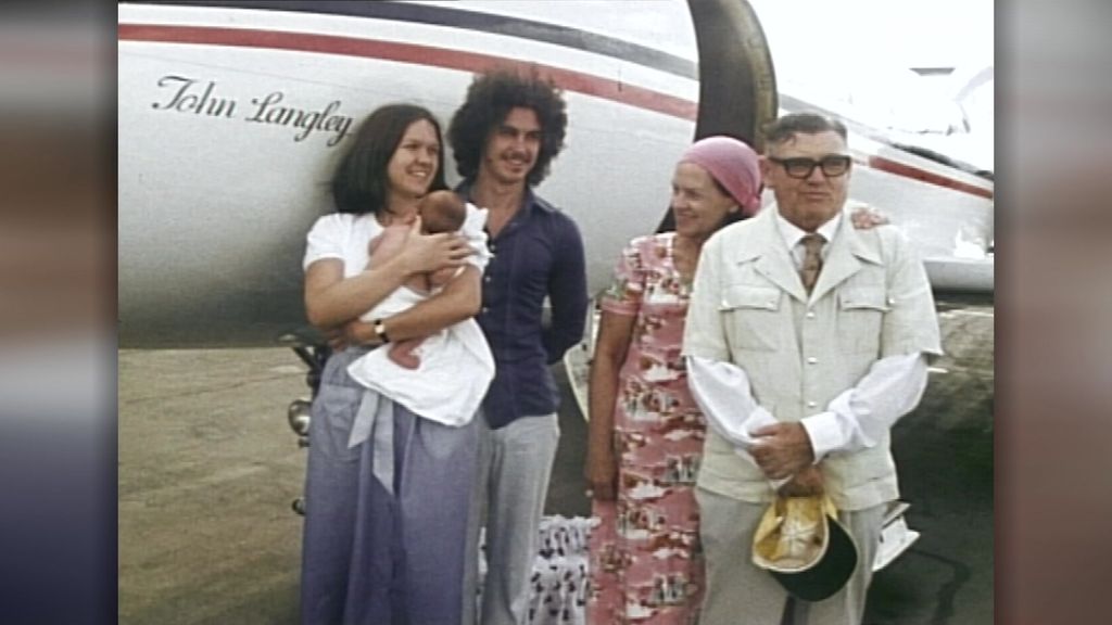 The Hancock family during the 1970s, shortly after John Hancock's birth ...