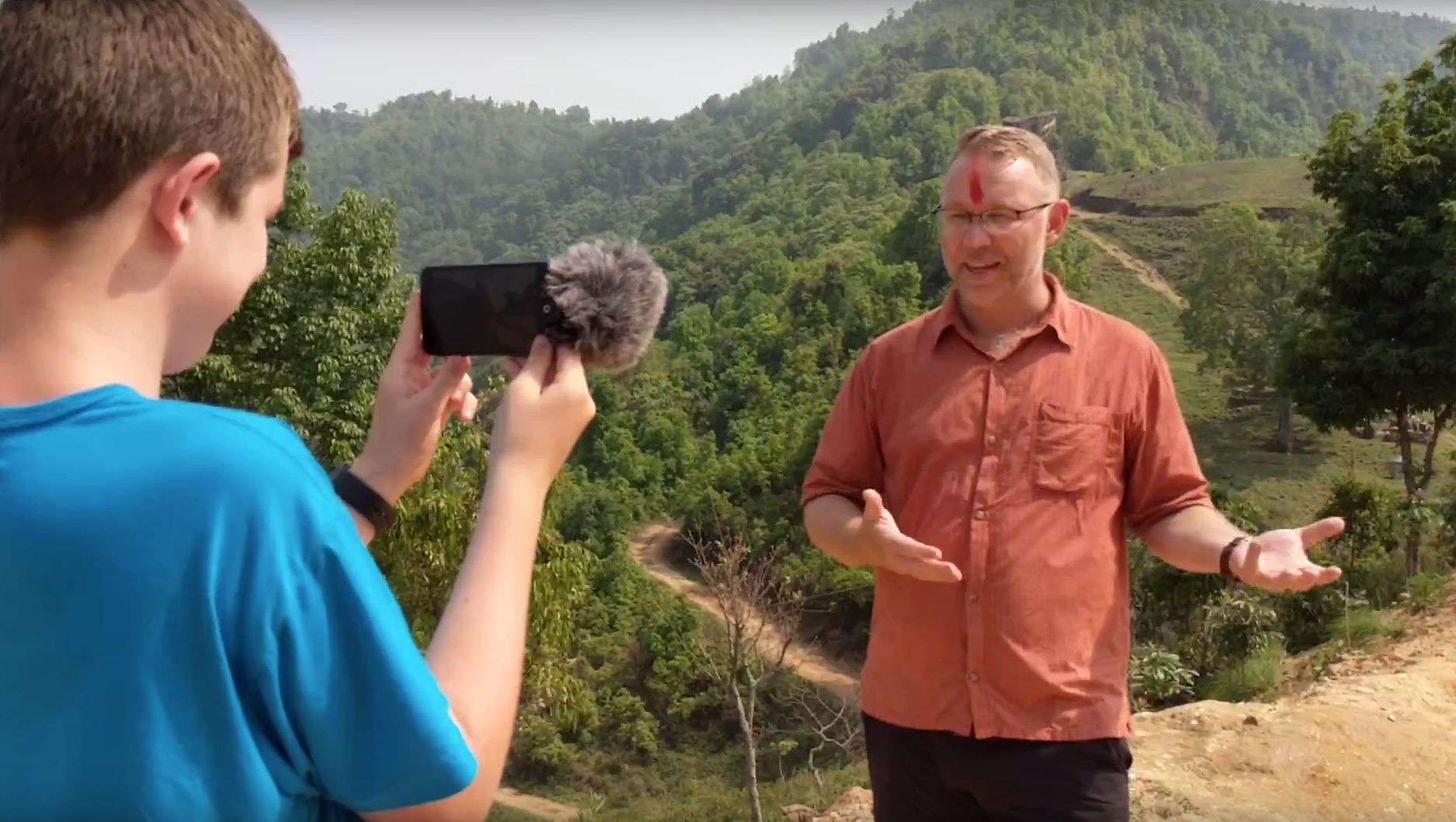 How ABC Canberra newsreader Craig Allen filmed a story in Nepal on a ...