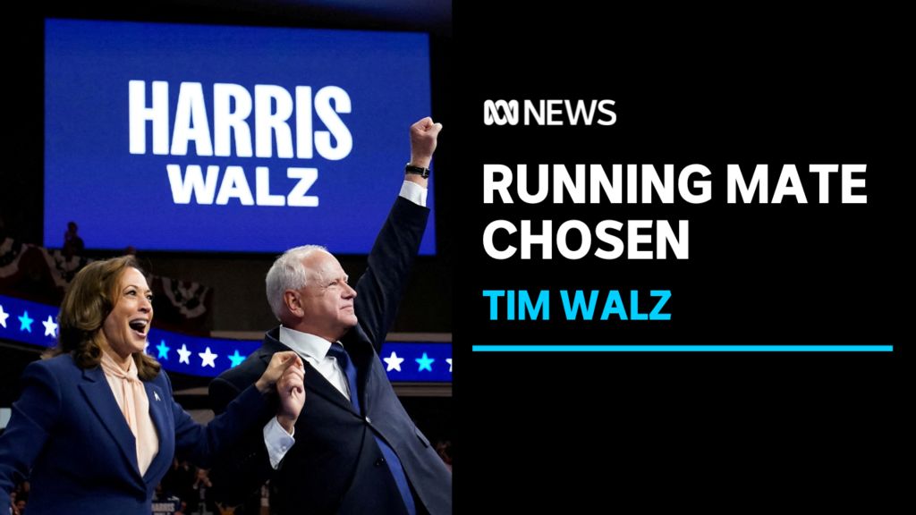 Kamala Harris names Tim Walz as her running mate - ABC News