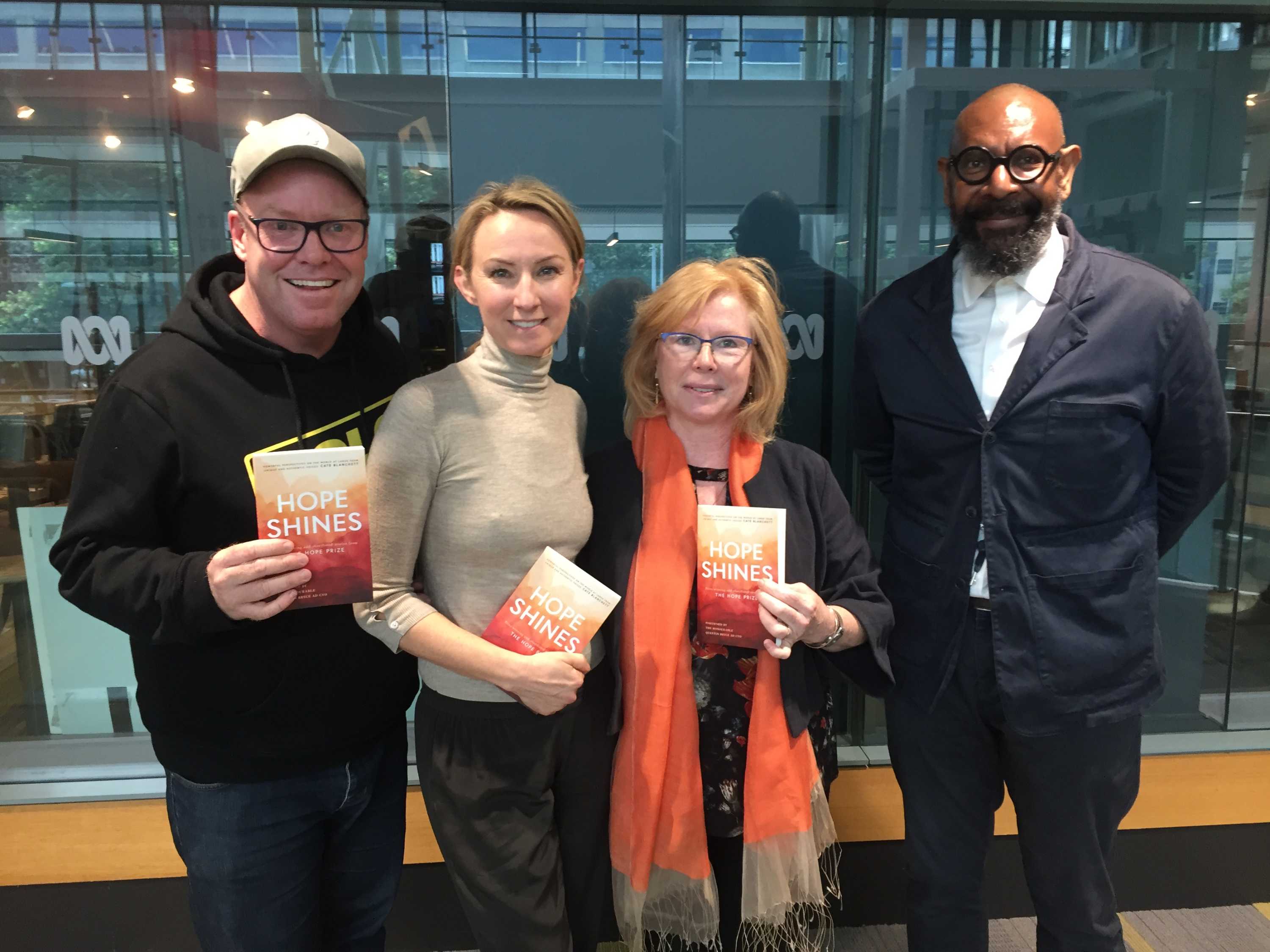 The Conversation Hour: Peter Helliar, Lisa McCune, and Conny Lenneberg ...