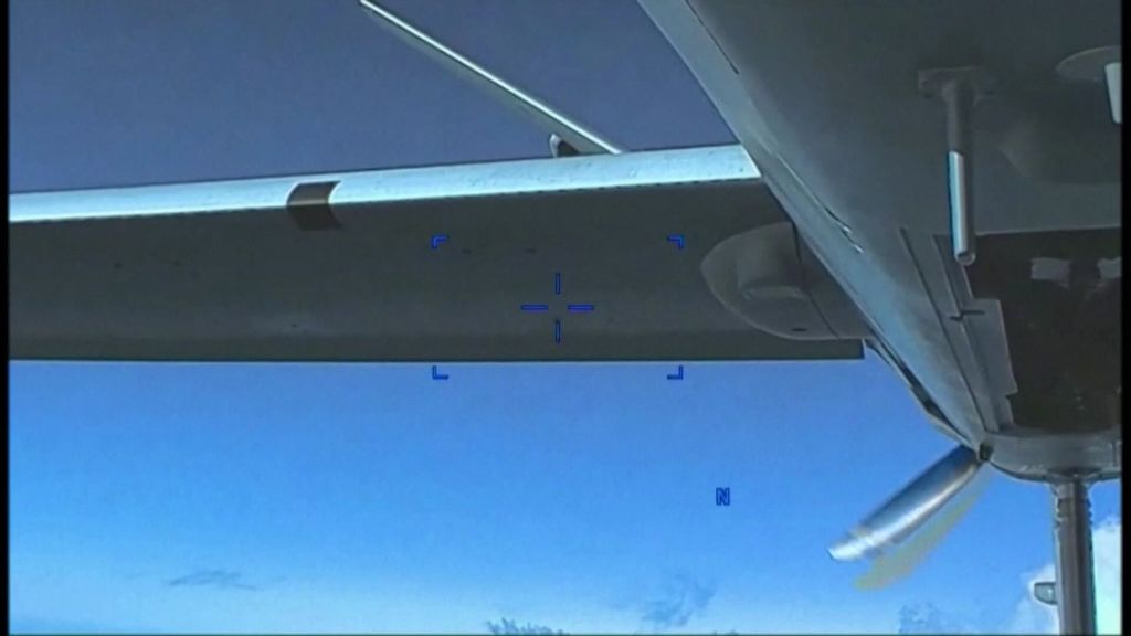 US drone's propeller slows after fuel was dumped on it - ABC News