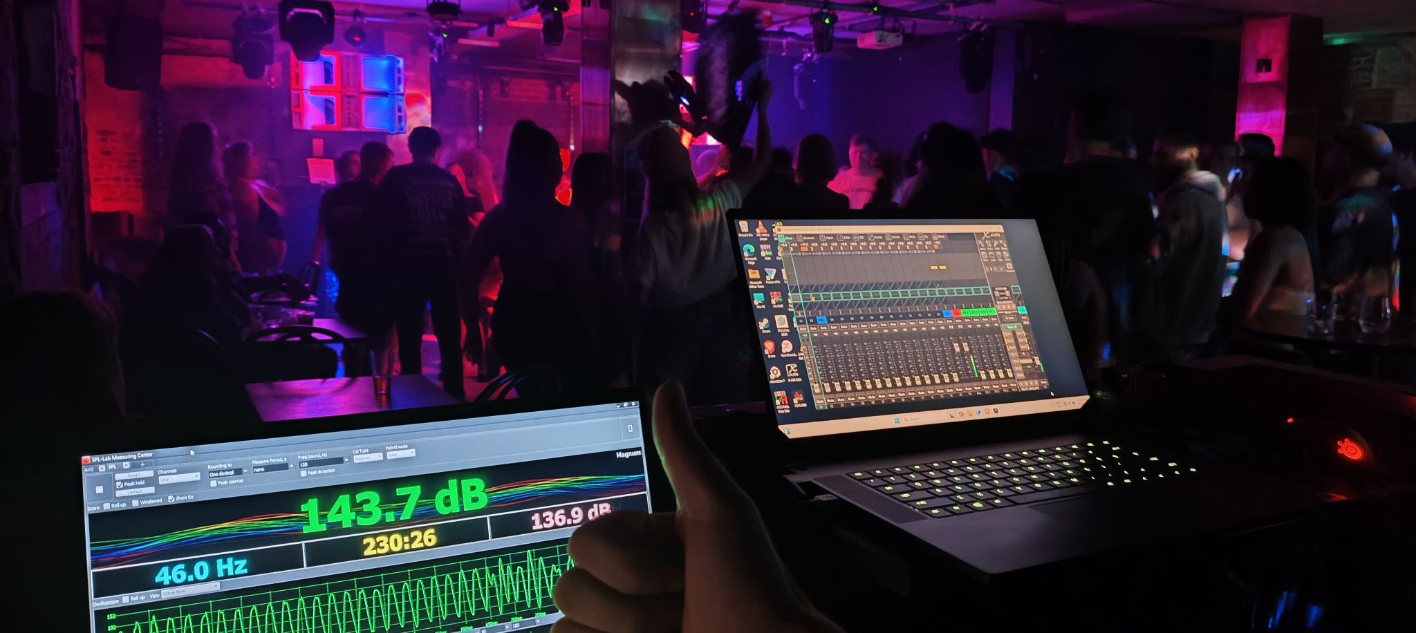 Sound System damages Port Adelaide function space shaking bricks from ...