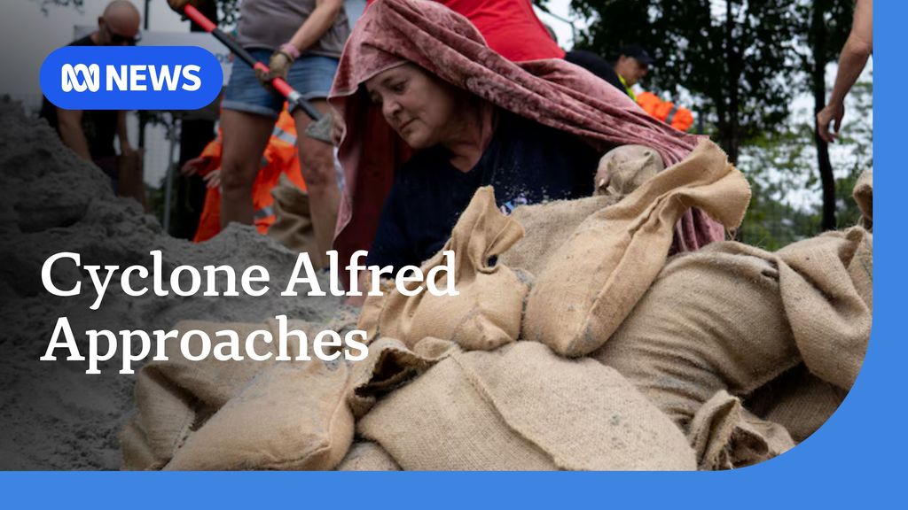 Cyclone Alfred progression - ABC News