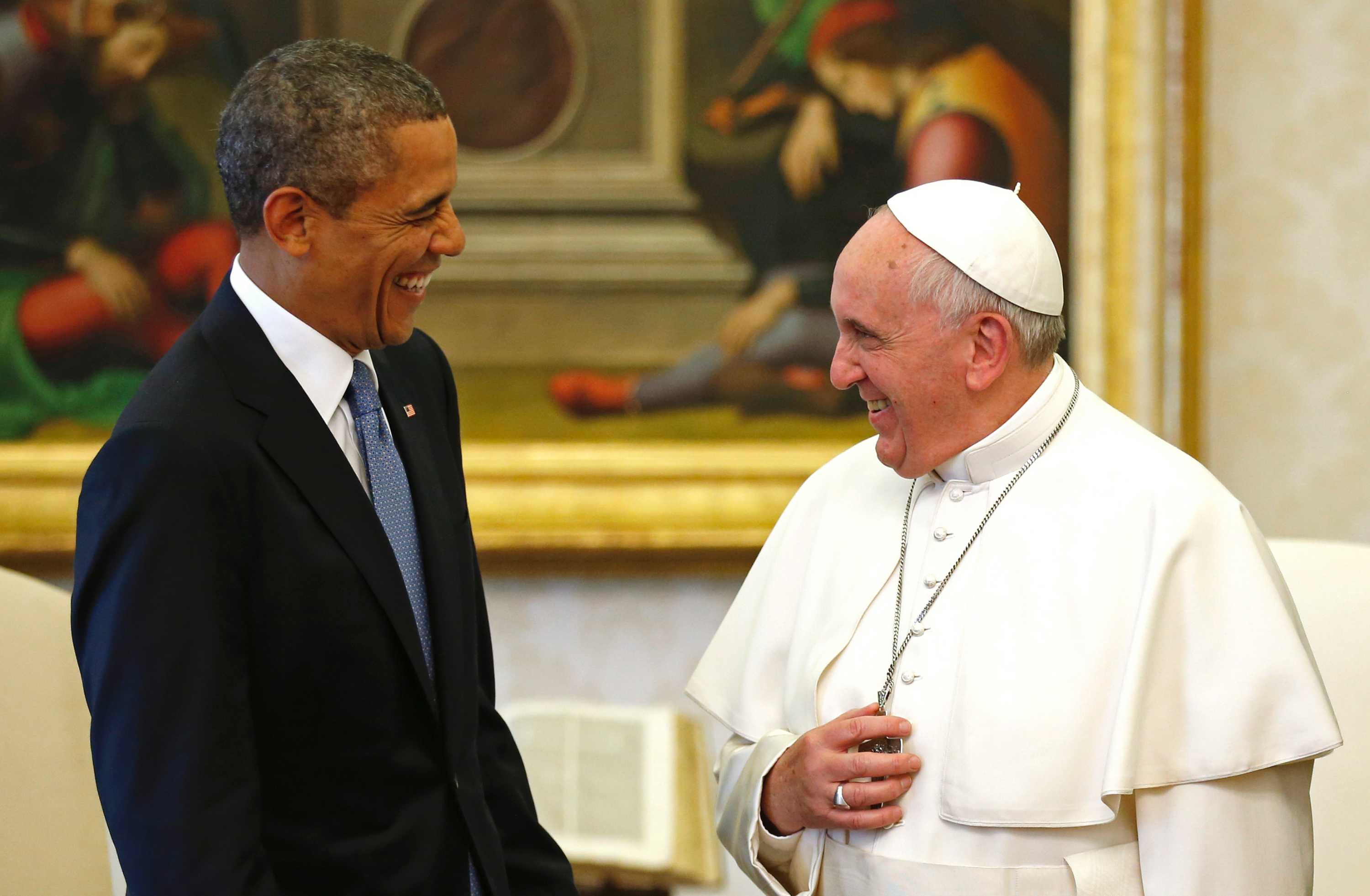 Barack Obama meets Pope Francis at the Vatican - ABC News