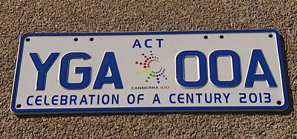 Number plates promote centenary - ABC News