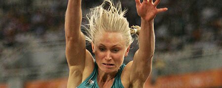 Thompson fourth as Russians clean sweep long jump - ABC News