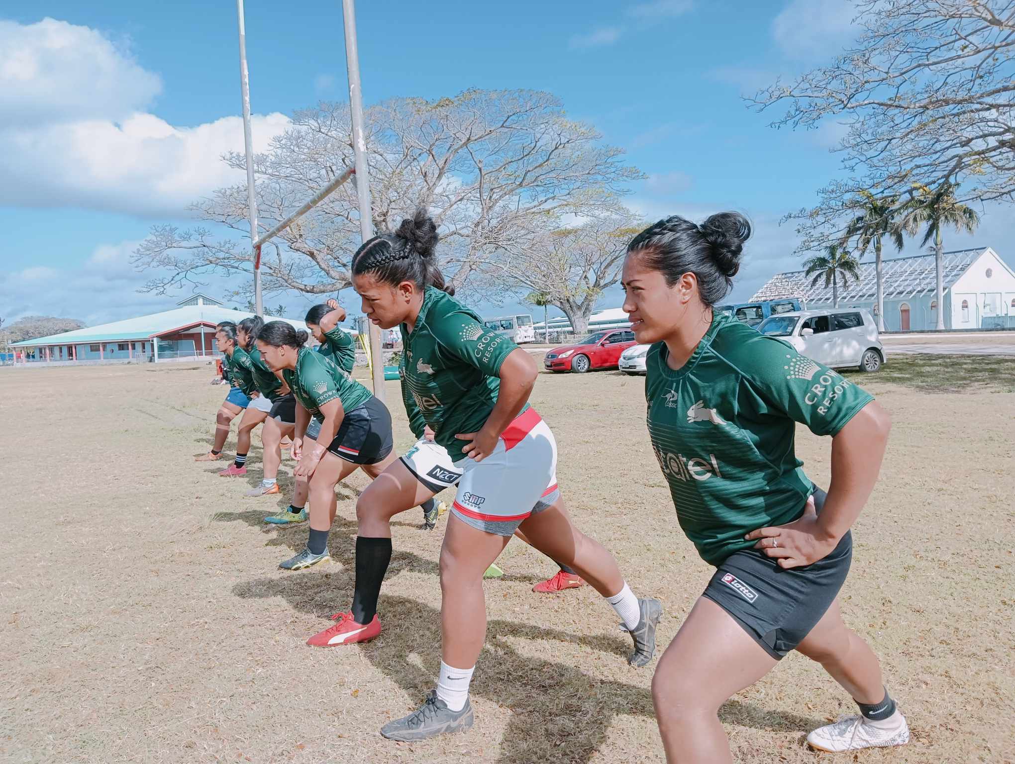 Tonga's inaugural Pacific Games women's rugby league 9s squad has the ...